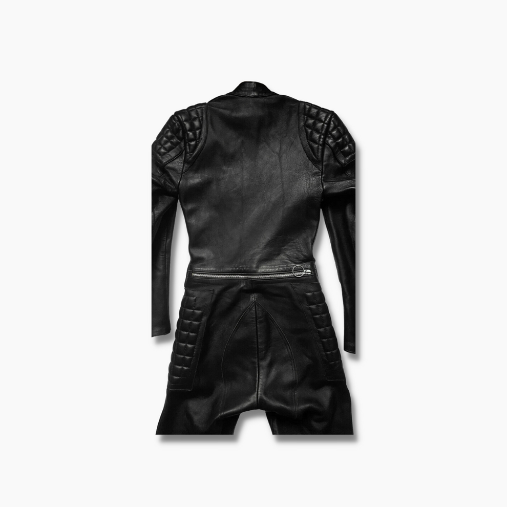 Real Leather biker Jumpsuit | Padded Motorcycle Suit |Premium Quality ...
