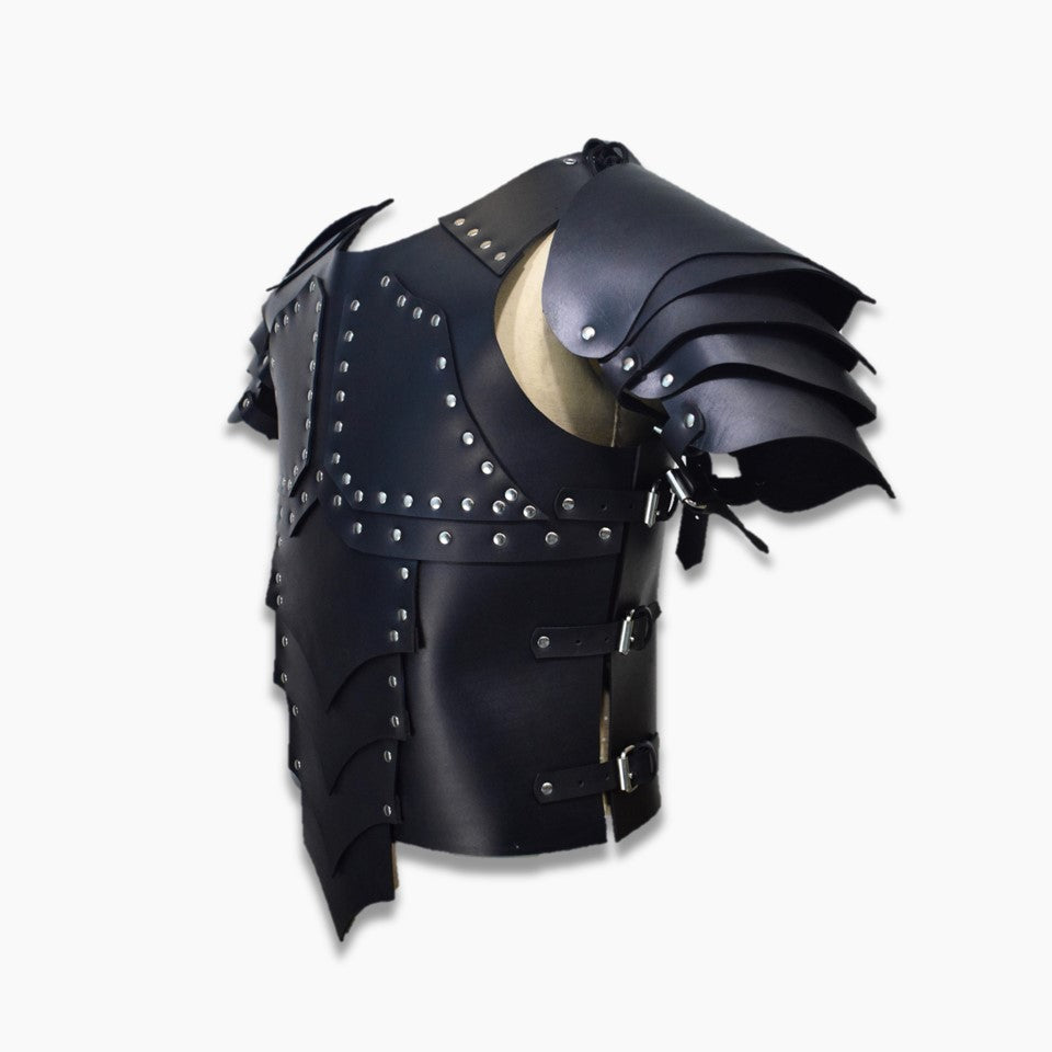 Real leather medieval Armor re-enactment armor theatrical Armor LARP ...